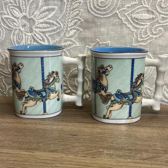 Vintage | Dining | Vintage Carousel Horse Mug Merry Go Round Coffee Mug ...